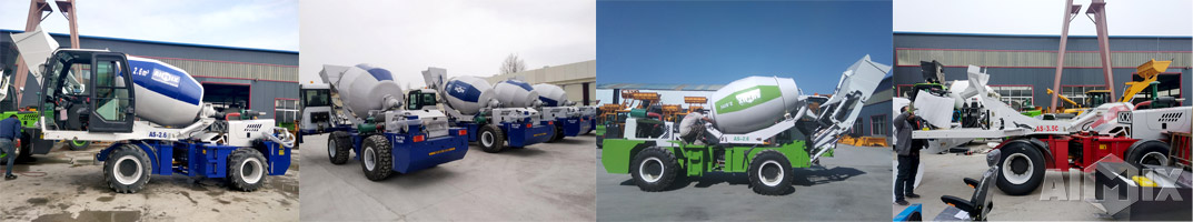 Self-loading Concrete Mixer For Sale - Aimix Concrete Batching Plant