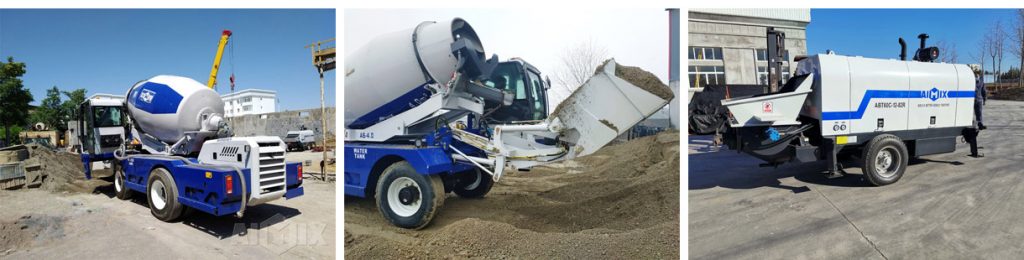 Self-loading Concrete Mixer For Sale - Aimix Concrete Batching Plant