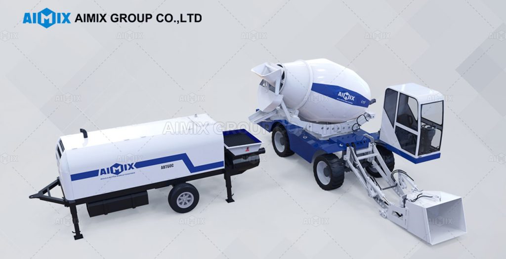 Self Loading Concrete Mixer-Automatic Load, Mix, and Discharge